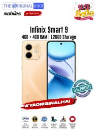 Infinix Smart 9 | 4GB RAM - 128GB Storage | PTA Approved | 12 Months ...