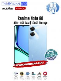 Realme Note 60 | 4GB RAM - 128GB Storage | PTA Approved | 12 Months ...