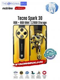 Tecno Spark 30 | 8GB RAM - 128GB Storage | PTA Approved | 12 Months ...