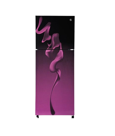 PEL Glass Door Freezer-on-Top Refrigerator 10 cu ft (PRGD-6360)-Purple ...