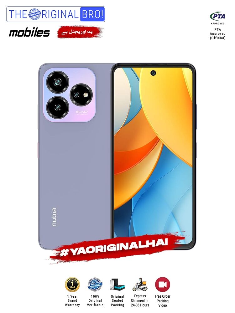 ZTE Nubia V60 Design - 6GB RAM - 256GB Storage - PTA Approved - 12 ...