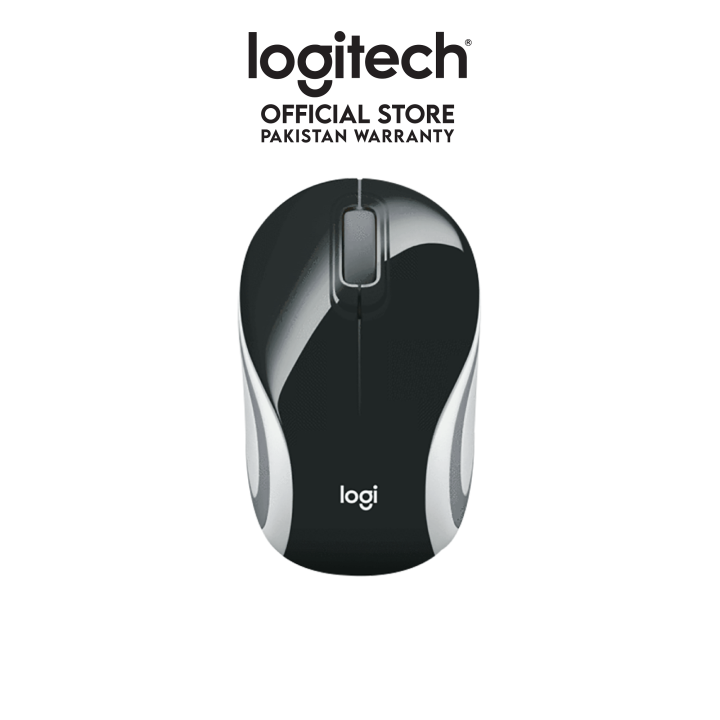 Logitech M187 Mini Wireless Ultra Portable Mouse Black On Easy ...
