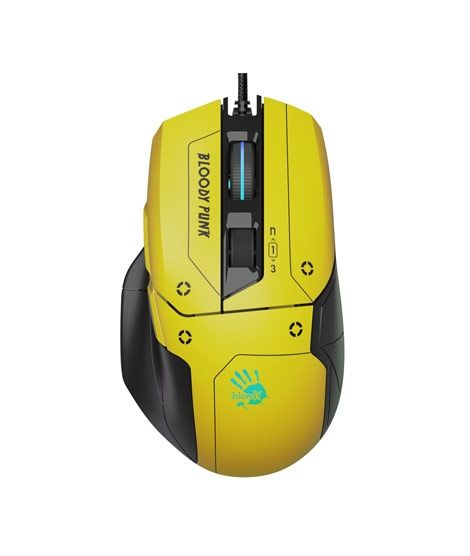 A4tech Bloody W70 Max RGB Gaming Mouse Punk Yellow Price in Pakistan