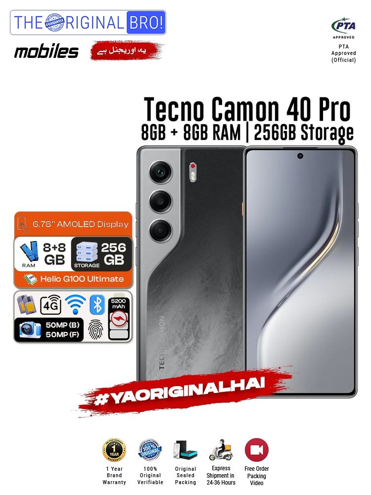 Buy Now Tecno Camon 40 Pro Pay Later in Easy Installments from The ...