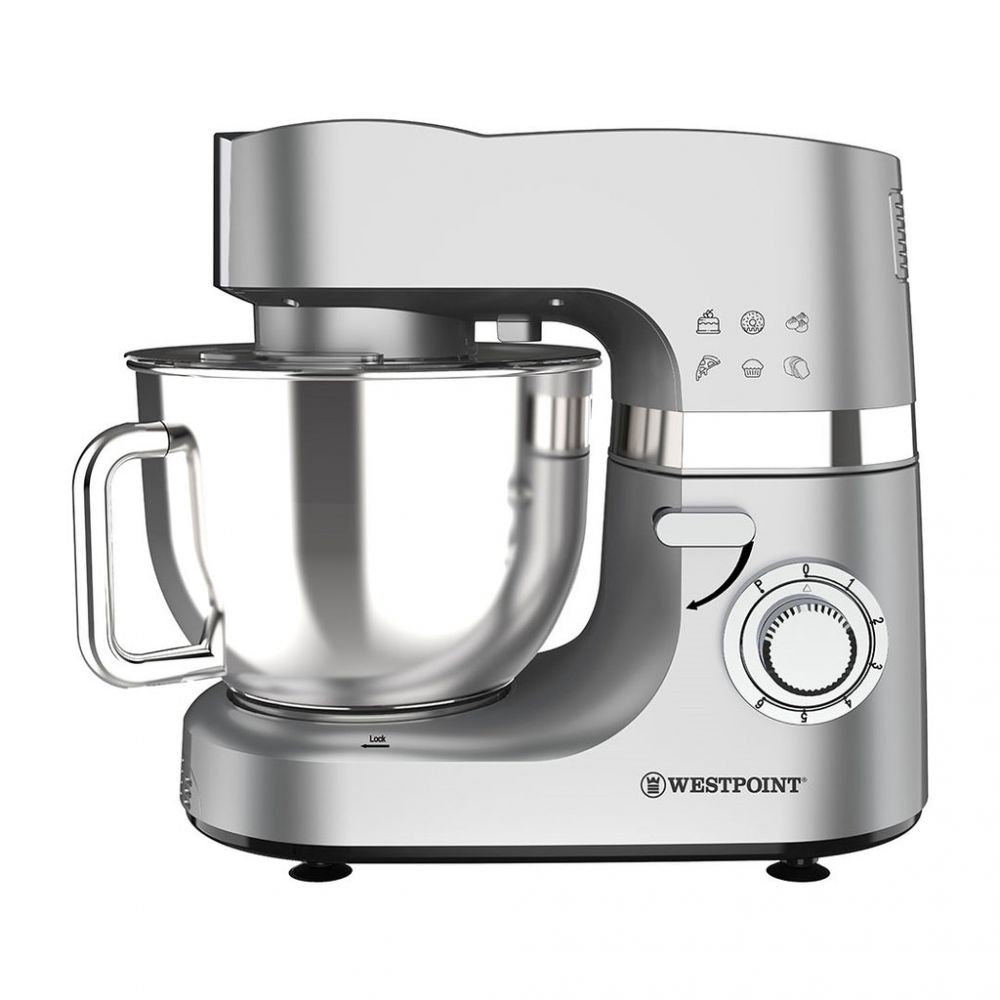 Westpoint WF-4646 Professional Stand Mixer 7 Litter Silver Stainless ...