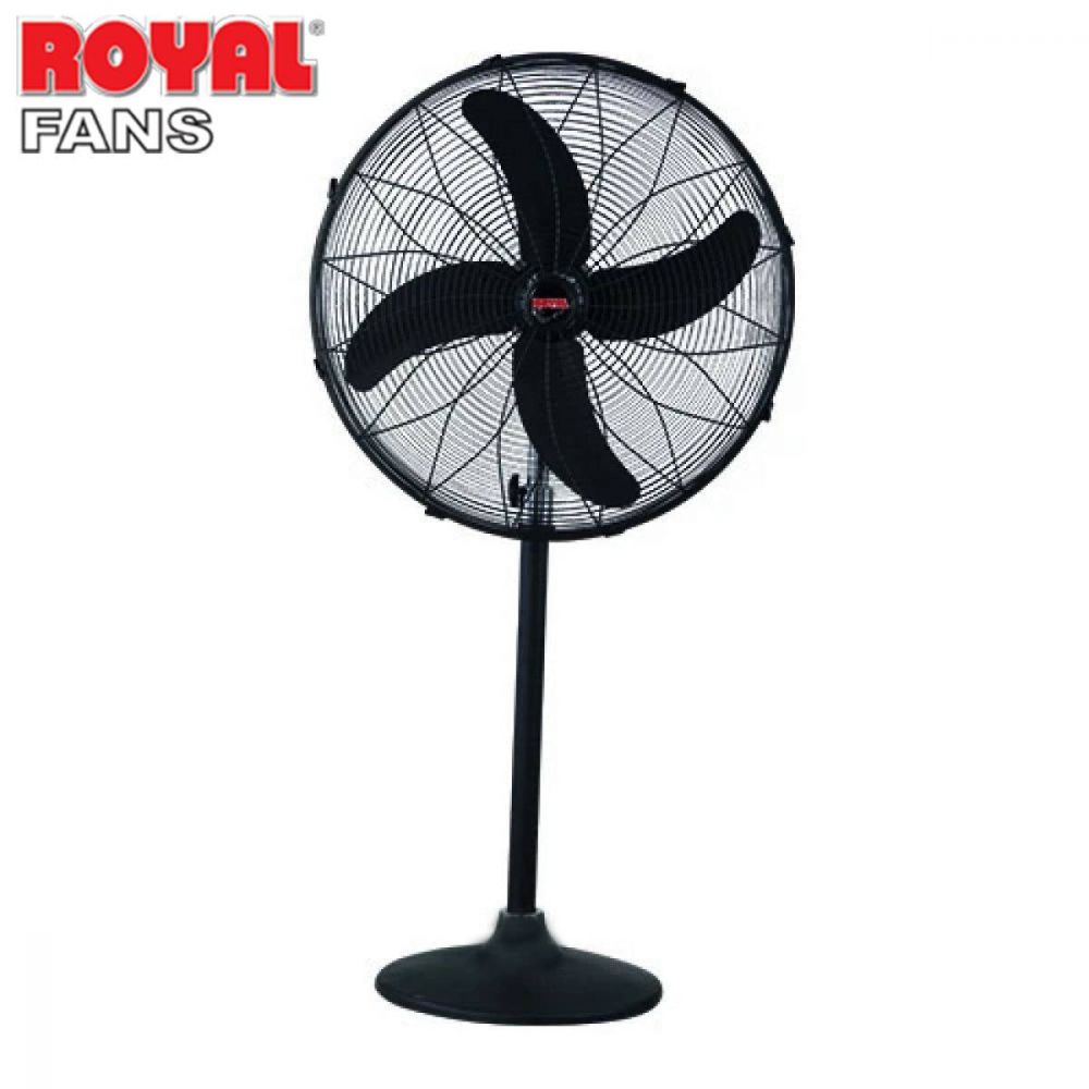 Royal Pedestal Fan 24'' Hi Standard Copper Winding 3 Speed Heavy Duty ...