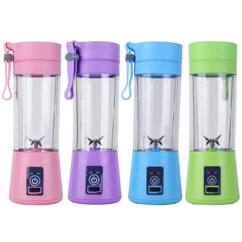 USB Chargeable Juicer Blender 6 Blades 380ml - Portable Juicer Cup ...