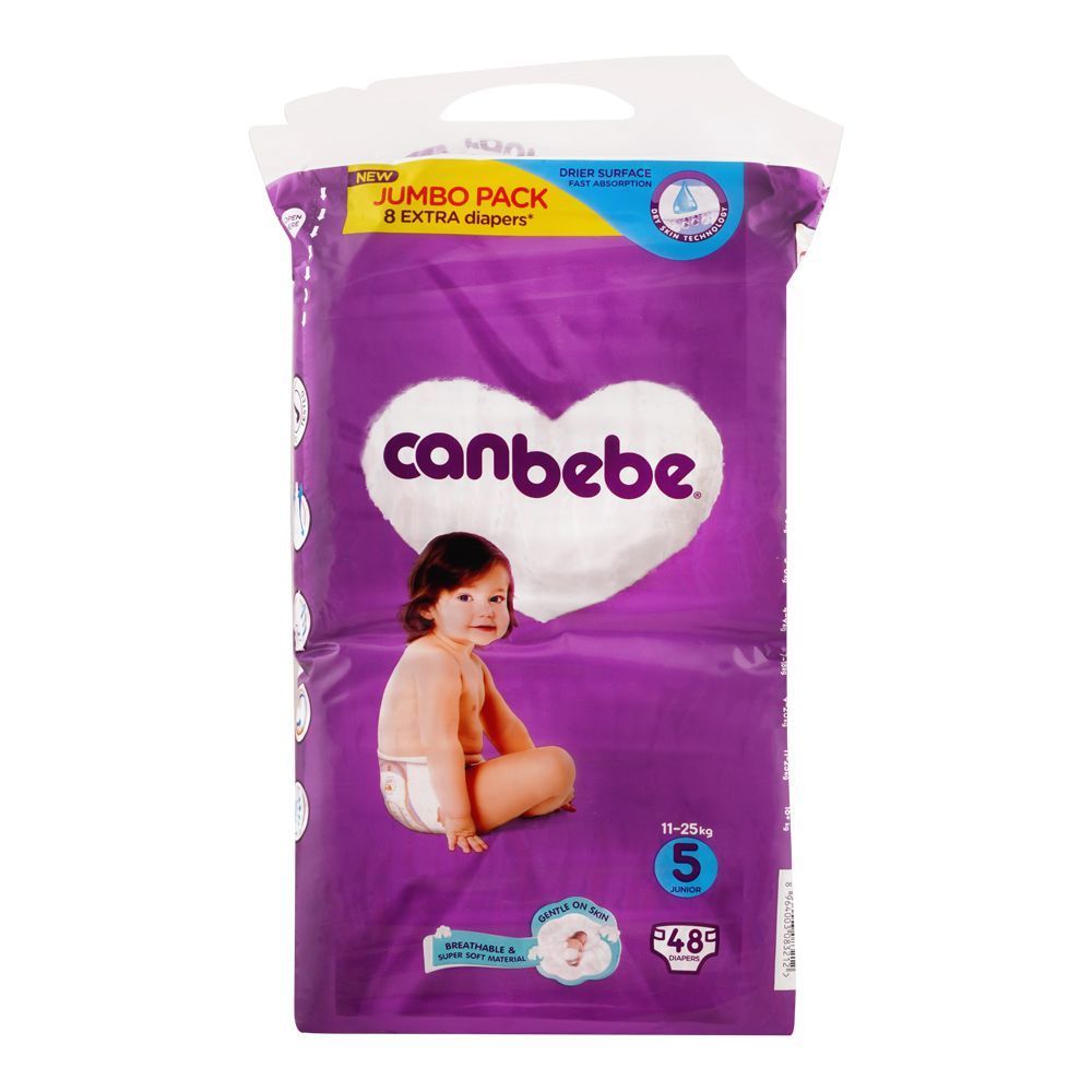 Canbebe Baby Diapers Jumbo, No. 05, 11-25 KG, 48-Pack, by Naheed on ...