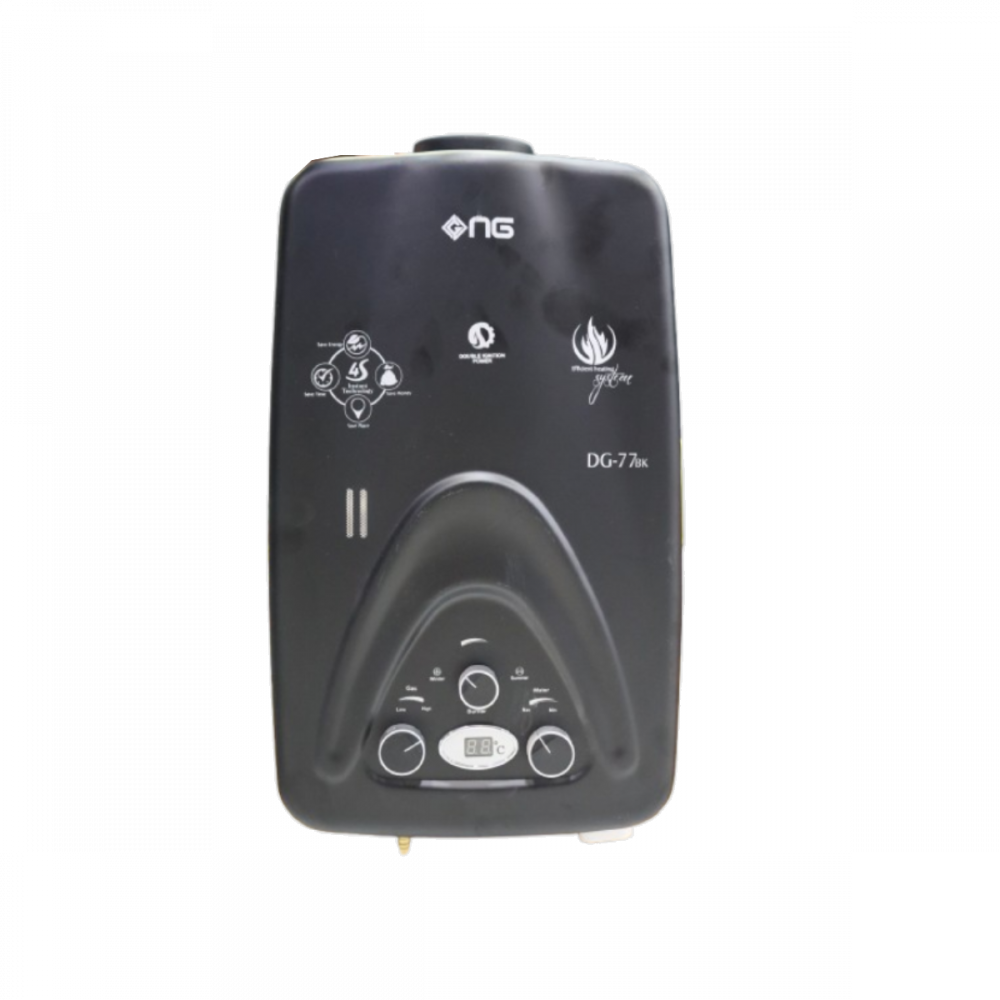 NasGas DG-77L Instant Gas Geyser 7-Liter Black