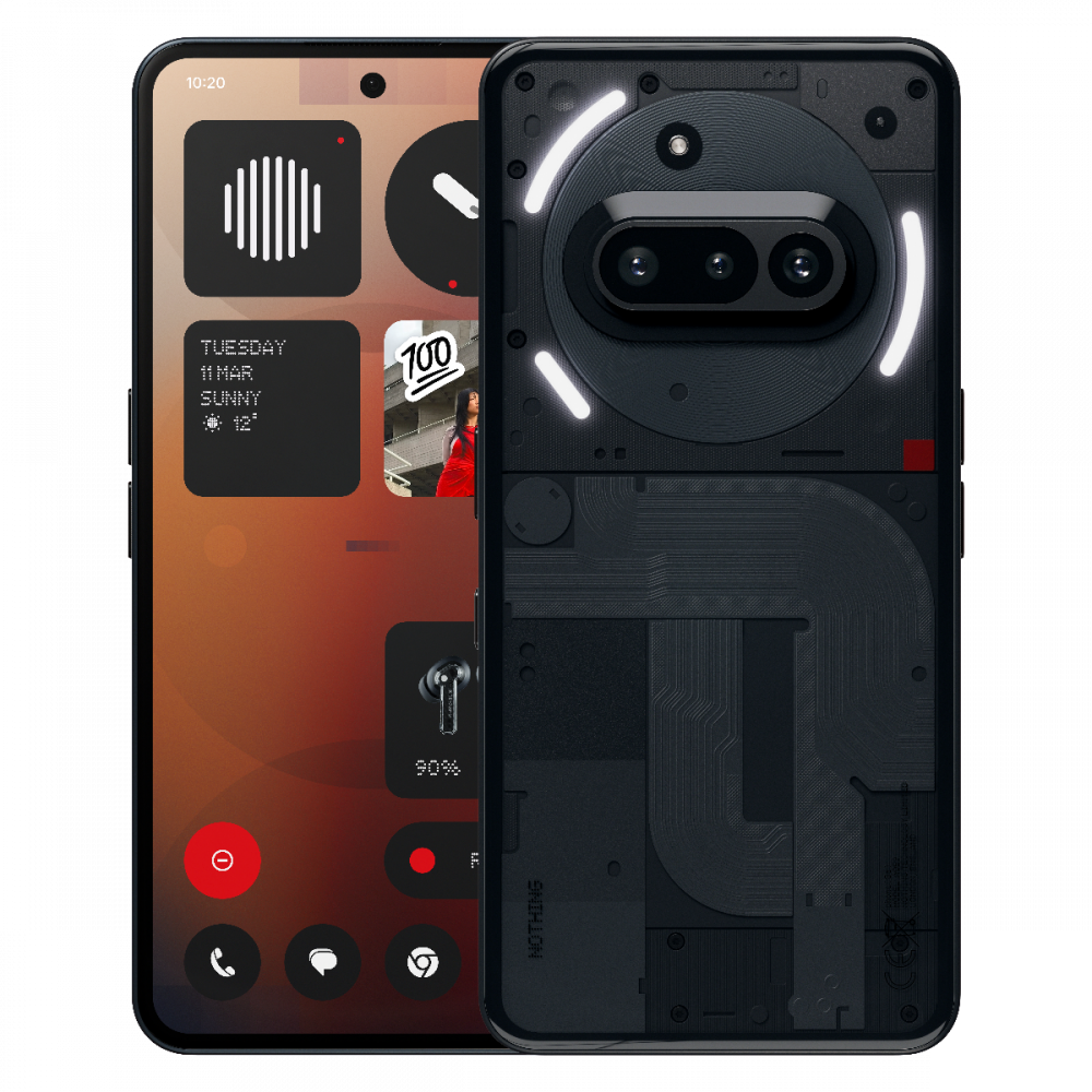 Nothing Phone 3A 12+256GB Black | Free CMF Buds 2